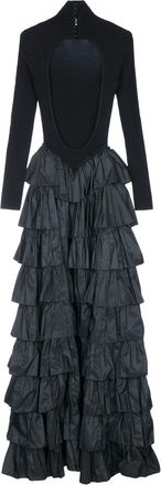 Elisabetta Franchi Lungo Dress - Black