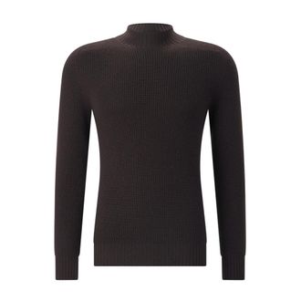 Gran Sasso Rollkragenpullover - - Knitwear - Herren - Braun - 2XL