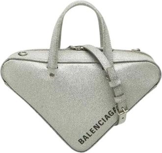 Balenciaga Sac bandouli&egrave;re vintage Pre-owned - Femme - Pre-owned - Gris - Taille: ONE Size