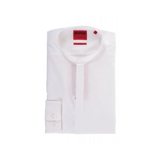 HUGO BOSS Mao Shirt Enrique - - Shirts - Herren - Wei&szlig; - 4XL
