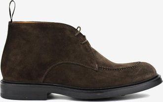 Schuhe & Handwerk Handgefertigte Dessertboots Lucifer aus weichem Rauleder in