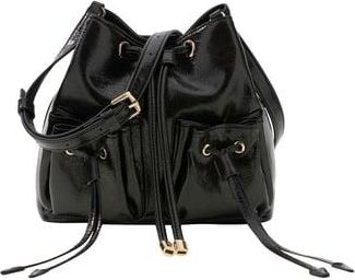 Guess Sac seau effet cuir vernis
