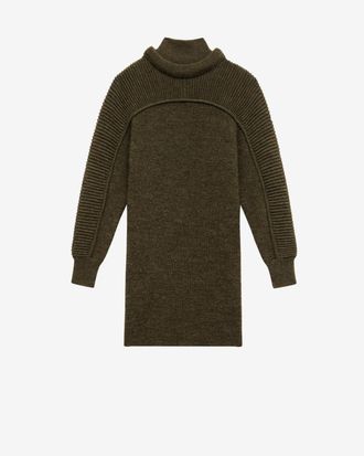 Isabel Marant Robe Hilde - Femme - Fonc&eacute; Kaki - Taille 34 - Isabel Marant