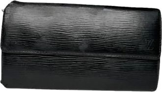 Louis Vuitton Portefeuille Louise doccasion - Femme - Pre-owned - Noir - Taille: ONE Size