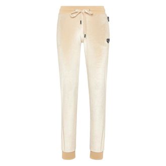 Philipp Plein Femme, Pantalons, Beige, Taille: 38 FR Pantalons de surv&ecirc;tement Skull