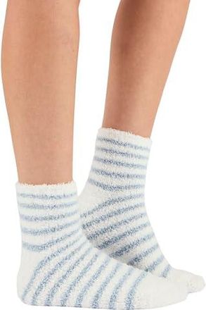 Damart Chaussettes De Lit Thermique Thermolactyl Femme Bleu Ray&eacute; Taille 36/38
