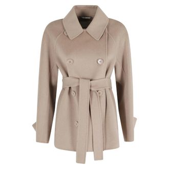 Max Mara Damen, M&auml;ntel, Beige, MGr&ouml;&szlig;e