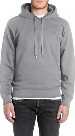 Replay M3103 Sweatshirt à Capuche, 093 Lead Grey, L Homme