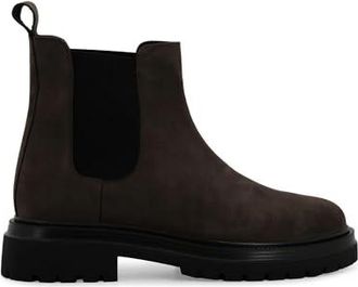 Melluso Bottines Chelsea pour homme en daim vert u56061, vert, 45 EU