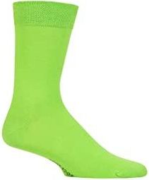 SockShop Hommes Colour Burst Plaine Bambou Chaussettes avec Coutures lisses aux orteils Paquet de 1 Oignons verts 40-46