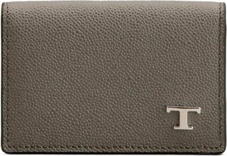 Tod's Homme, Accessoires, Gris, Taille: ONE Size Porte-cartes T Timeless