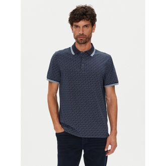 Michael Kors Poloshirt CS550V85KS Dunkelblau Regular Fit