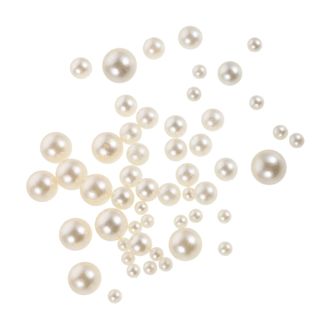 Garneck 500 St&uuml;ck Vase Pearls No Hole Faux Pearl Beads f&uuml;r Tischdekoration Schwimmkerzen und Party Streudeko bei Hochzeit Geburtstag und Heimdekor