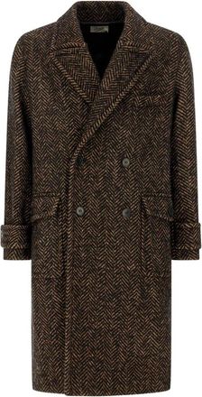 Pence 1979 Pence 1979 - Manteaux crois&eacute;s - Homme - Manteaux - Brun - Taille: S