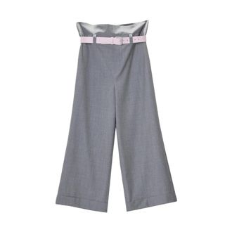 Moschino Pantalone Largo - - Trousers - Damen - Grau - M