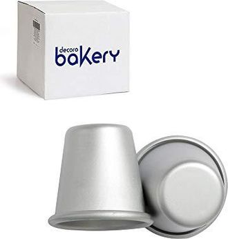 Decora 5062962 BACKFORM FÜR Baba AUS ELOXIERTEM Aluminium 50 ST 6 X 6 cm