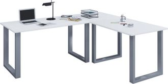 ebuy24 U Schreibtisch Eckschreibtisch 220x160x80