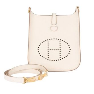 Herm&egrave;s Pre-owned Evelyne Sellier 16 Umh&auml;ngetasche - - Pre-owned - Damen - Beige - ONE SIZE