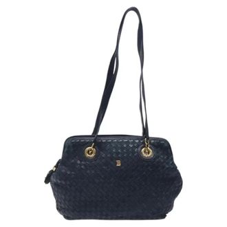 Bally Pre-owned Leder Schultertasche - - Pre-owned - Damen - Blau - ONE SIZE