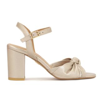 Kazar Goldene Sandalen mit einer Schleife auf der Oberseite - - Shoes - Damen - Gelb - 35 EU