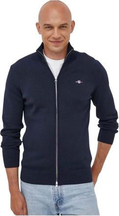 GANT Homme, Pulls, Bleu, Taille: S Cardigans