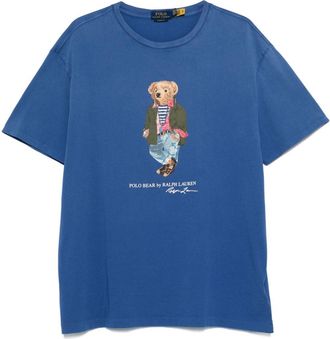 Polo Ralph Lauren t-shirt à motif Polo Bear - Bleu