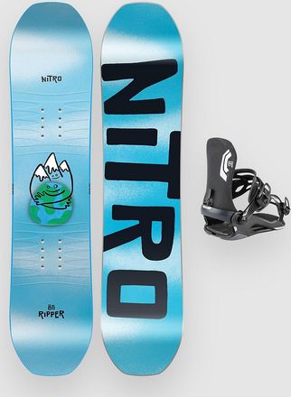 Nitro Ripper Kids + Charger Mini S 2026 Kids Snowboard-Set uni