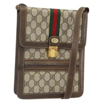 Gucci Sac bandouli&egrave;re en plastique Pre-owned - Femme - Pre-owned - Beige - Taille: ONE Size