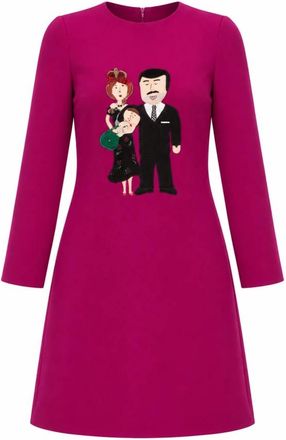 Dolce & Gabbana Robe Courte Tiss&eacute;e - Femme - Robes - Rose - Taille: 34 FR