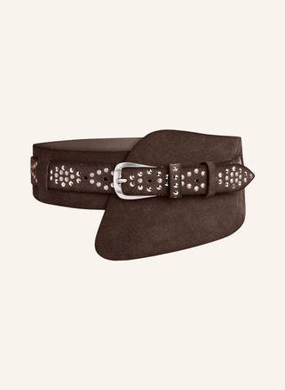 B.Belt B.Belt G&uuml;rtel Mit Nieten braun
