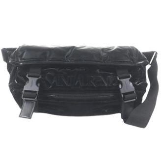 Saint Laurent Pre-owned Paris Embroidery Nylon Sling Bag - - Pre-owned - Herren - Schwarzk - ONE SIZE