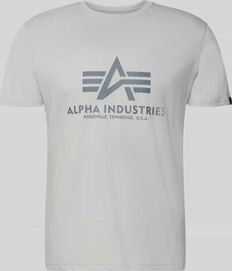 Alpha Industries T-Shirt mit Label-Detail Modell BASIC