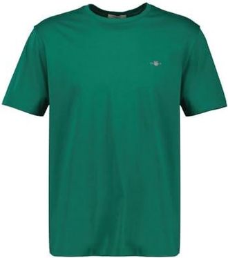 GANT Gant Reg Shield SS T-Shirt pour Homme, Vert Beurre, XL