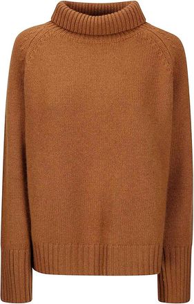 Be You Pull Col Roul&eacute; - Marron