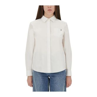 Tory Burch Baumwoll-Popeline-Hemd - - Blouses & Shirts - Damen - Wei&szlig; - 2XS