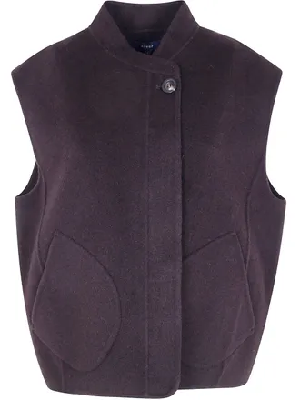 SOEUR Gilet Double Faced Wool Adeline