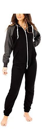 Juicy Trendz Femme Grenouill&egrave;re Capuche Combinaison Dames Tout en Un Onesie Une pi&egrave;ce Pyjama