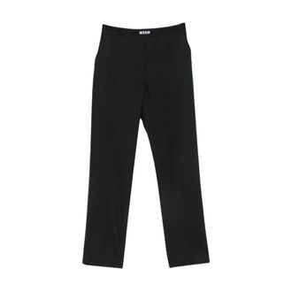 Msgm Msgm - Pantalon Droit - Femme - Pantalons - Noir - Taille: 38 FR