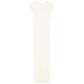 Jil Sander Vestido SM Canale Largo - Femme - Robes - Blanc - Taille: 36 FR