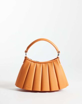 Lacoste Lenglen - Kleine Tasche in Koralle-Orange