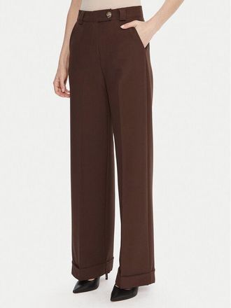 Maryley Stoffhose 25IB563/43CO Braun Regular Fit