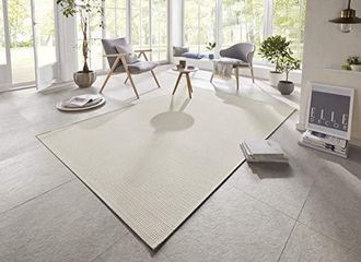 Elle Elle Decoration Millau In- und Outdoor Teppich 200x290cm - Kurzflor Wetterfest Wasserfest Modern Plain Unifarben Design für Terrasse Balkon Wohnzimmer