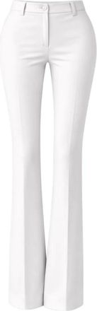 Liu Jo Femme, Pantalons, Blanc, Taille: 44 FR Pantalon &Eacute;vas&eacute;