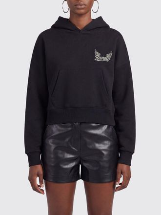 Barrow Sweatshirt court en coton avec capuche et imprim&eacute; graphique contrastant