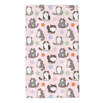 Generic Saunatuch Cartoon-Katze Und Stern Händehandtuch Premium Duschtücher Saugfähige Gästetücher Für Strand Yoga Hotel 40X70Cm