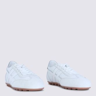 Hogan Womens Sneakers Bianco-Argento _cover Tex-Le Sole El Bianco/argento Tex/le