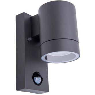 N&auml;ve Applique murale dext&eacute;rieur avec d&eacute;tecteur de mouvement GU10 anthracite H 12,5 cm