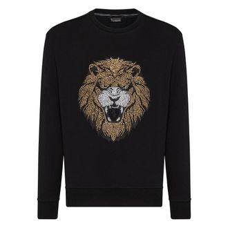 Billionaire Boys Club Sweatshirt LS Lion - - Sweatshirts & Hoodies - Herren - Schwarzk - XS