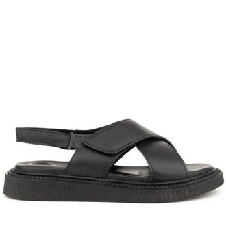Sergio Moretti Flache Sandalen - - Shoes - Damen - Schwarzk - 38 EU