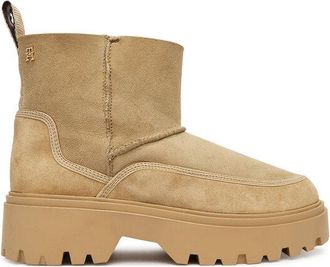 Tommy Hilfiger Schneeschuhe Real Shearling Pullon FW0FW08997 Beige